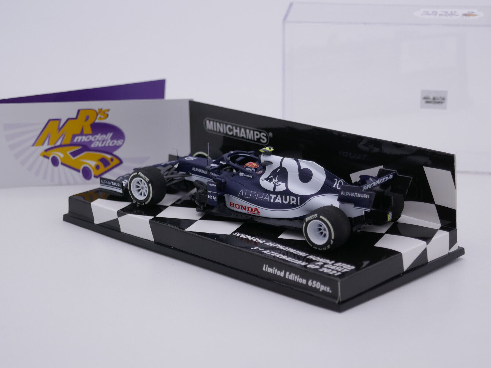 Mrs Modellautos - Minichamps 417210722 # Alpha Tauri AT02 F1 Azerbaijan ...