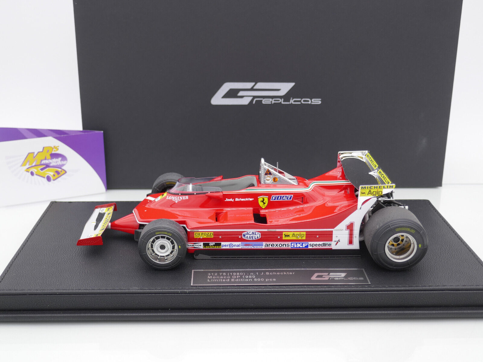 Mrs Modellautos - GP Replicas GP45C # Ferrari 312 T5 Nr.1 Monaco GP ...