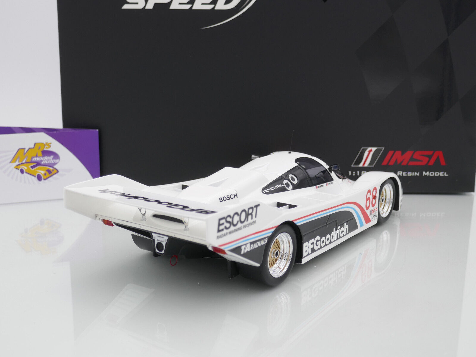 Mrs Modellautos - Top Speed TS0432 # Porsche 962 Nr.68 Winner IMSA 500 ...