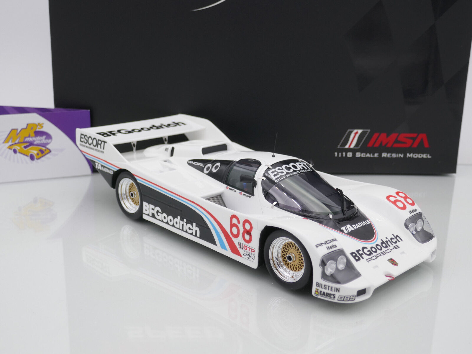Mrs Modellautos - Top Speed TS0432 # Porsche 962 Nr.68 Winner IMSA 500 ...