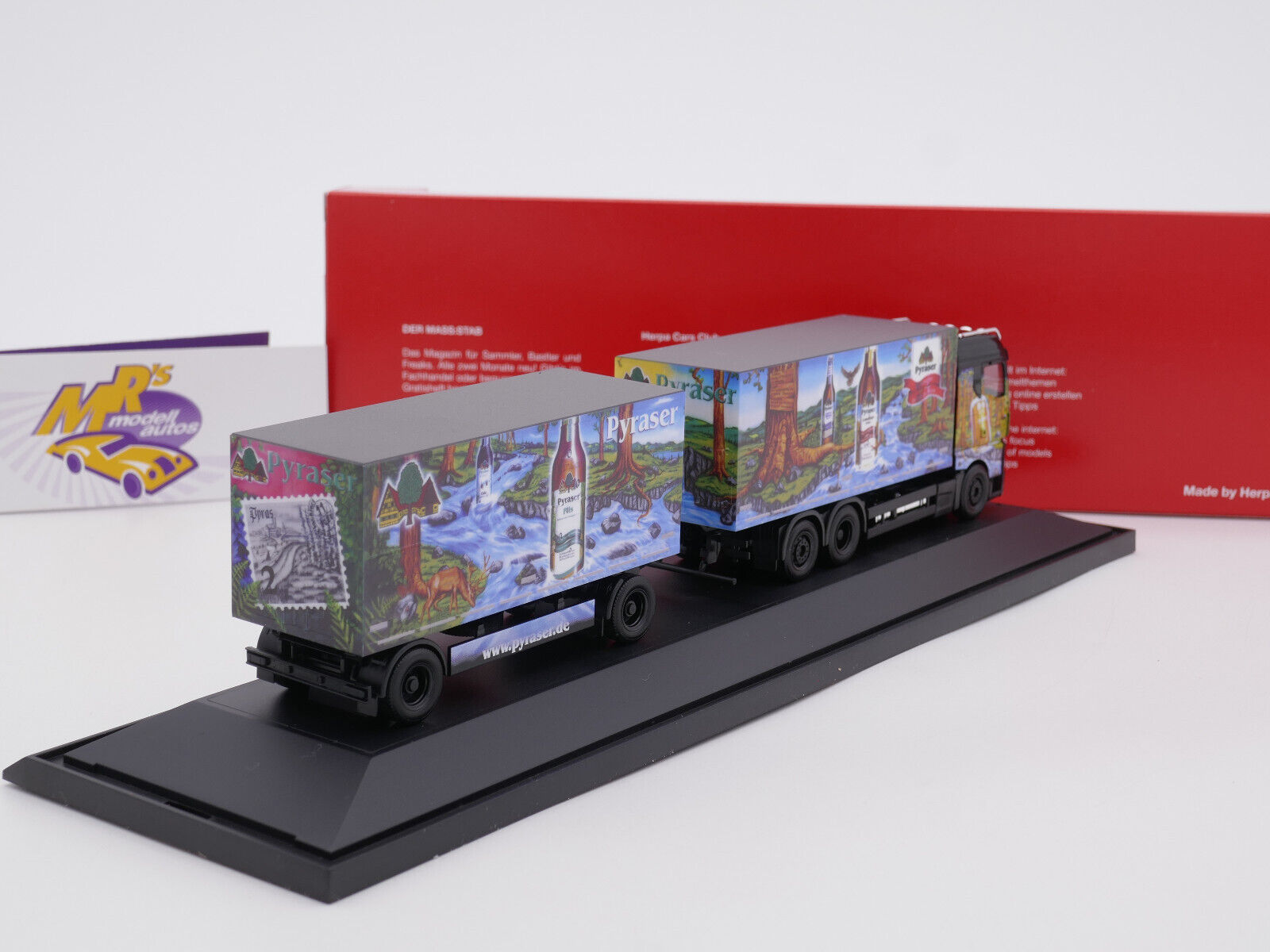 Mrs Modellautos - Herpa 122207 # MAN TGX GM Getränkekoffer-Hängerzug ...