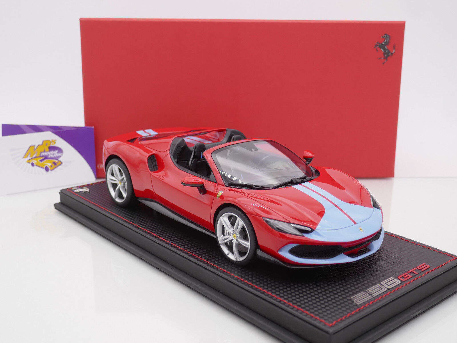 Mrs Modellautos - MR FE037B # Ferrari 296 GTS Baujahr 2022 " Rosso ...