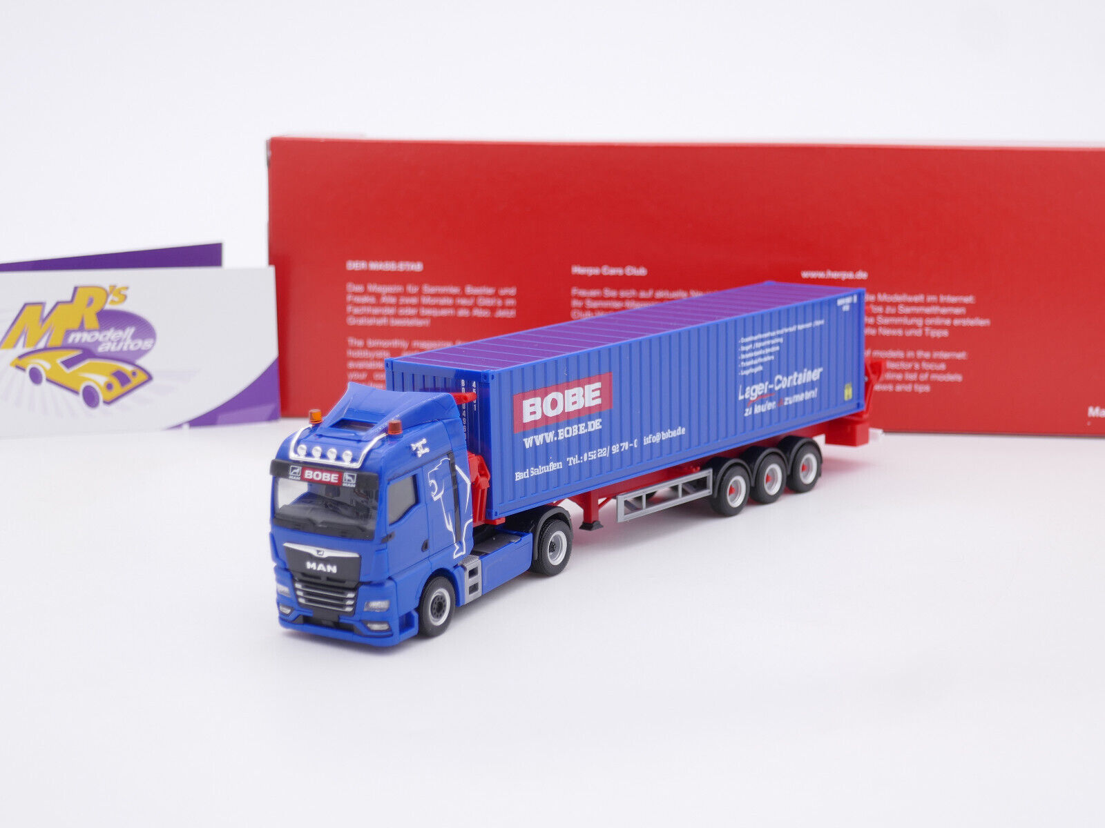 MRs Modellautos Ihr Modellauto Spezialist - Herpa 315432 # MAN TGX GM Container-Seitenlader ...