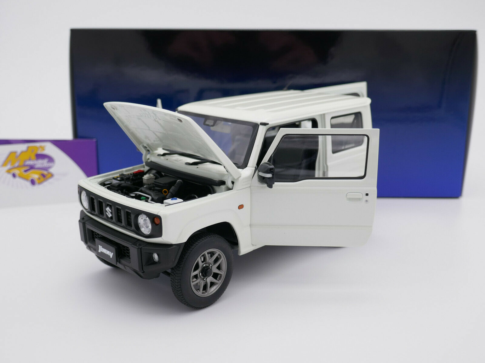 Mrs Modellautos - AUTOart 78505 # Suzuki Jimny (JB64) RHD Baujahr 2018 " pure pearl white " 1:18