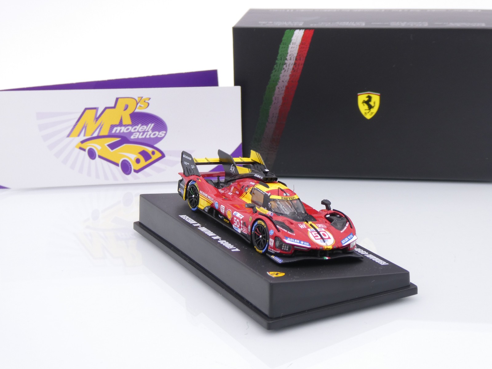 Mrs Modellautos - Look Smart LS64002LM # Ferrari 499P #50 Win 24h Le ...
