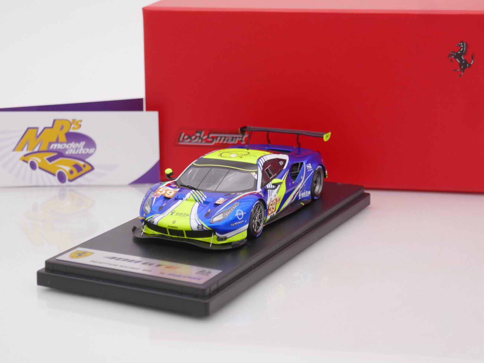 Mrs Modellautos - Look Smart LSLM146 # Ferrari 488 GTE Nr.59 24H Le ...