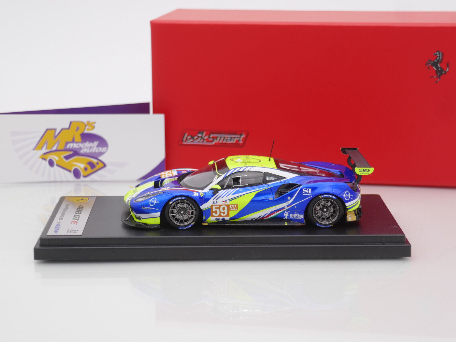 Mrs Modellautos - Look Smart LSLM146 # Ferrari 488 GTE Nr.59 24H Le ...
