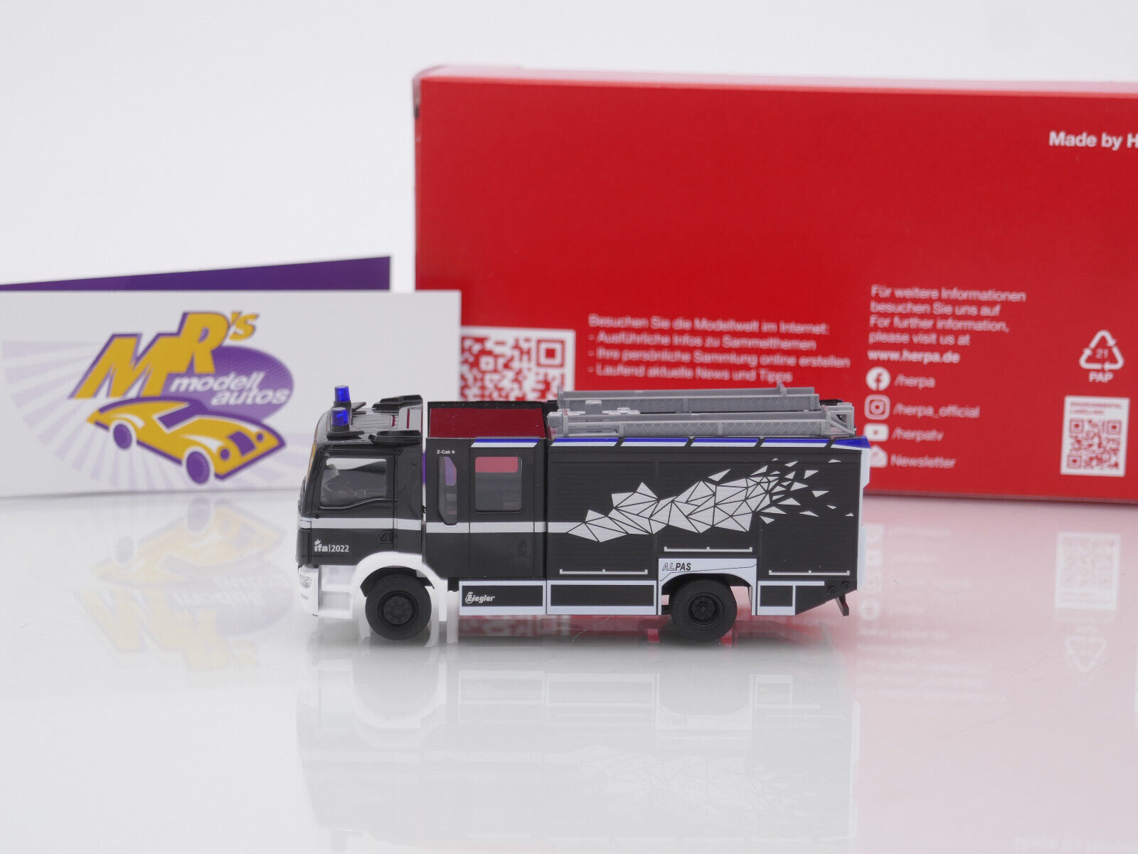 Mrs Modellautos - Herpa 096997 # MAN TGM CC Ziegler Z-Cab ...