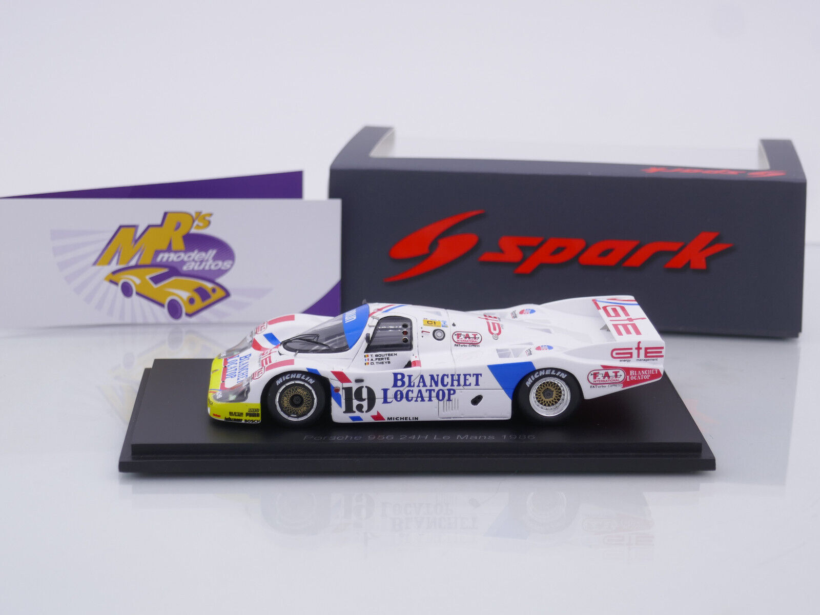 MRs Modellautos Ihr Modellauto Spezialist - Spark S9870 # Porsche 956 ...