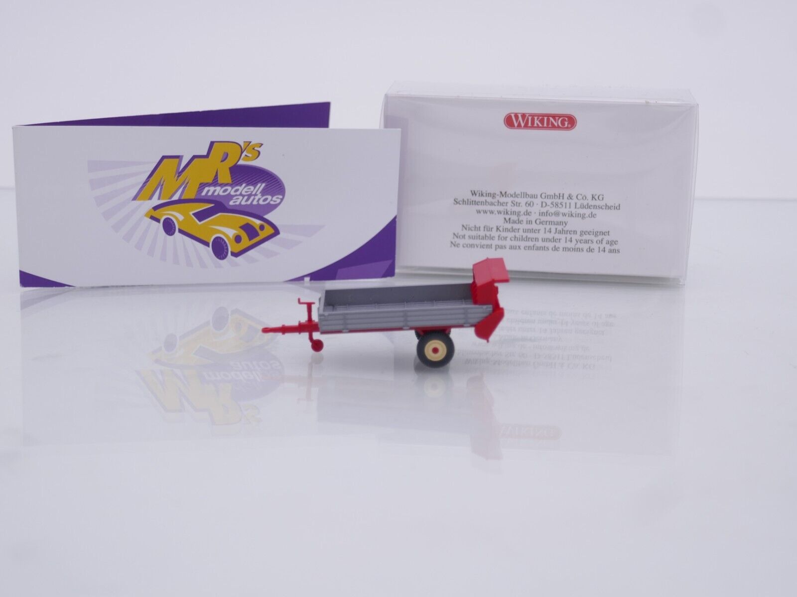 Mrs Modellautos - Wiking 0887 04 # Fortuna 1-achs Stalldung ...