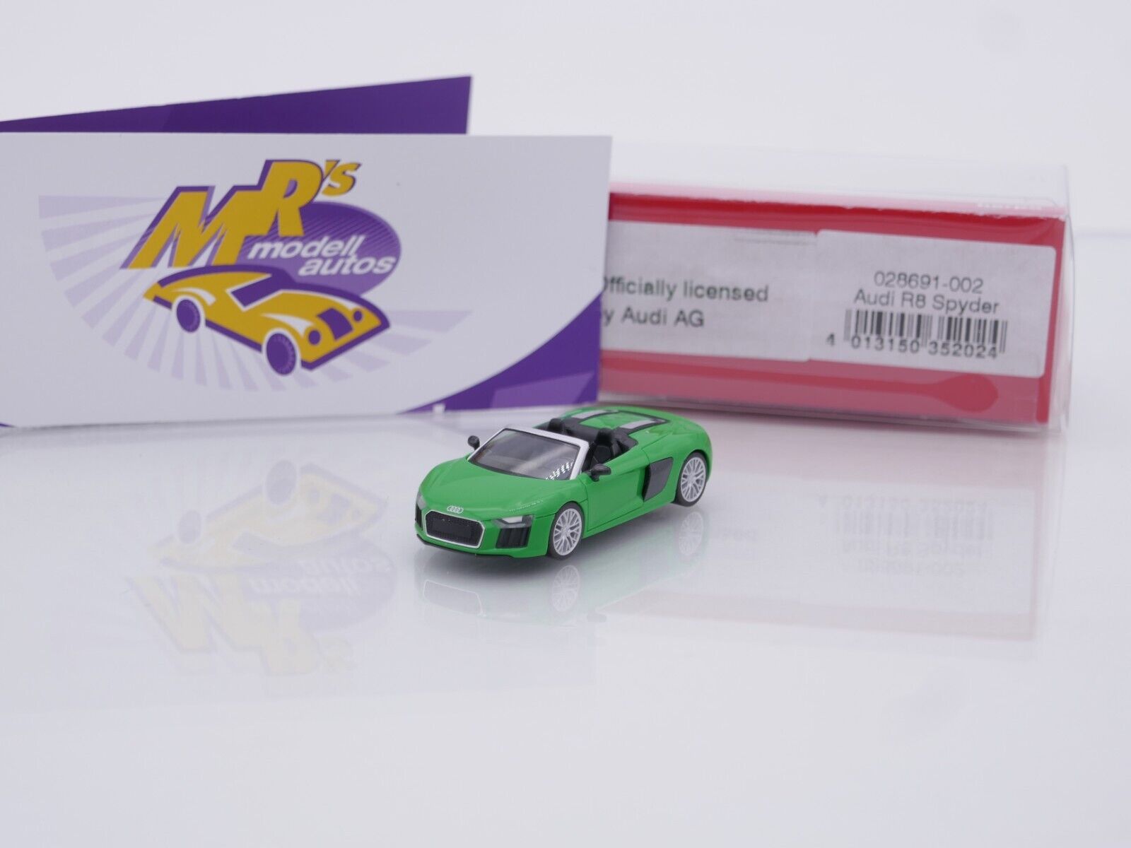 Mrs Modellautos - Herpa 028691-002 # Audi R8 V10 Spyder Baujahr 2020 ...