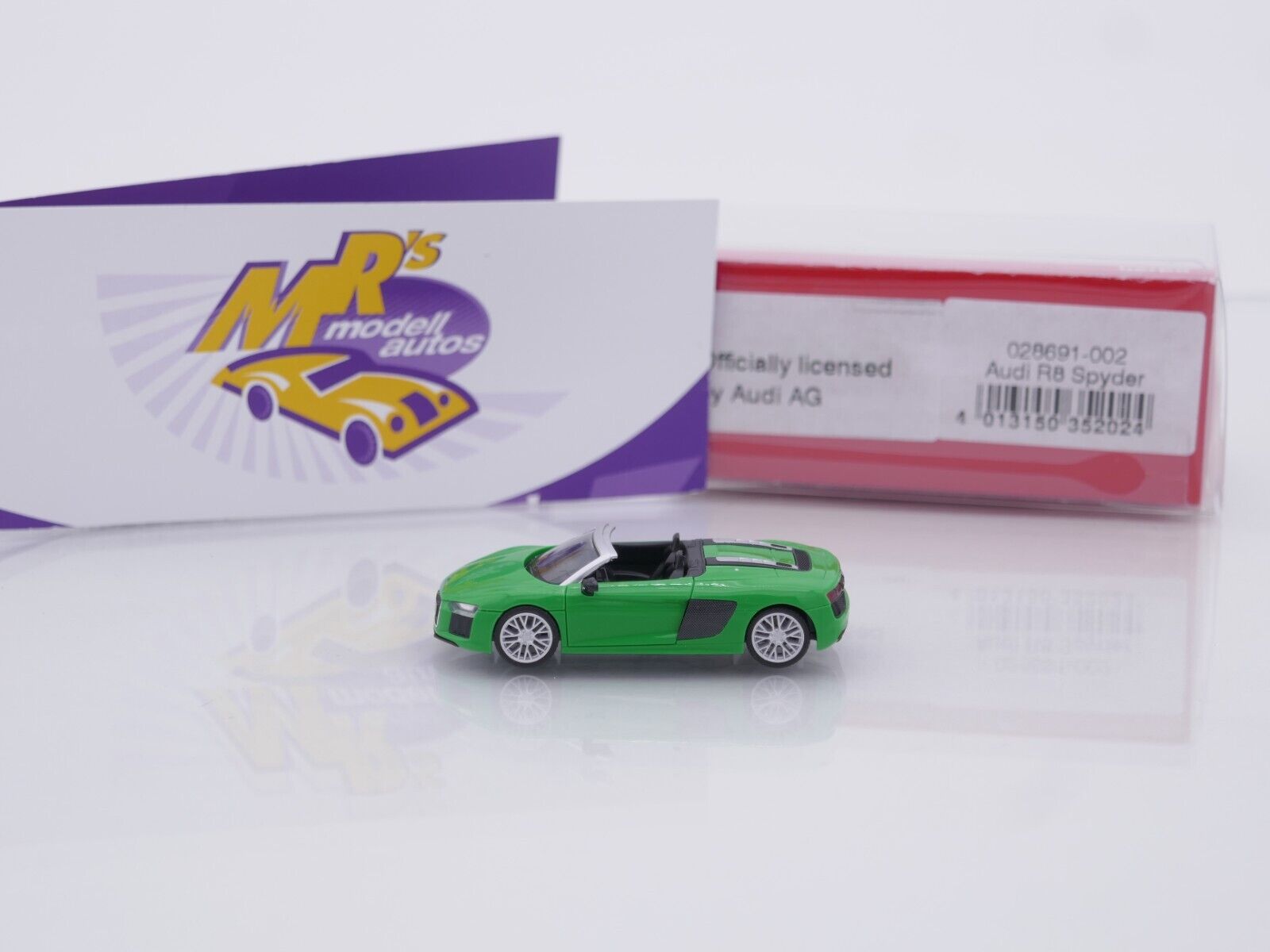 Mrs Modellautos - Herpa 028691-002 # Audi R8 V10 Spyder Baujahr 2020 ...