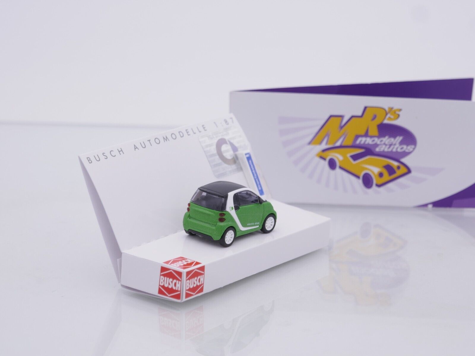 Mrs Modellautos - Busch 46225 # Smart Fortwo Electric Drive mit ...