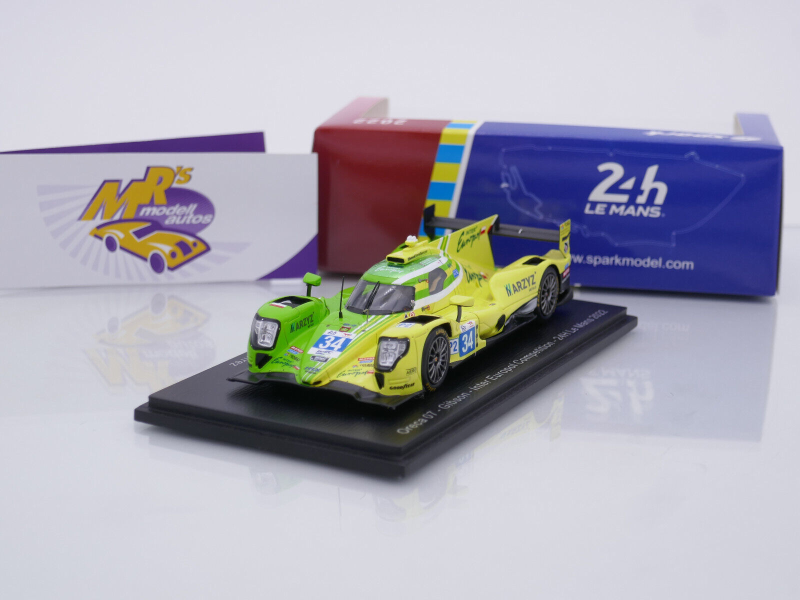 Mrs Modellautos - Spark S8630 # Oreca 07 - Gibson Nr.34 24h Le Mans ...