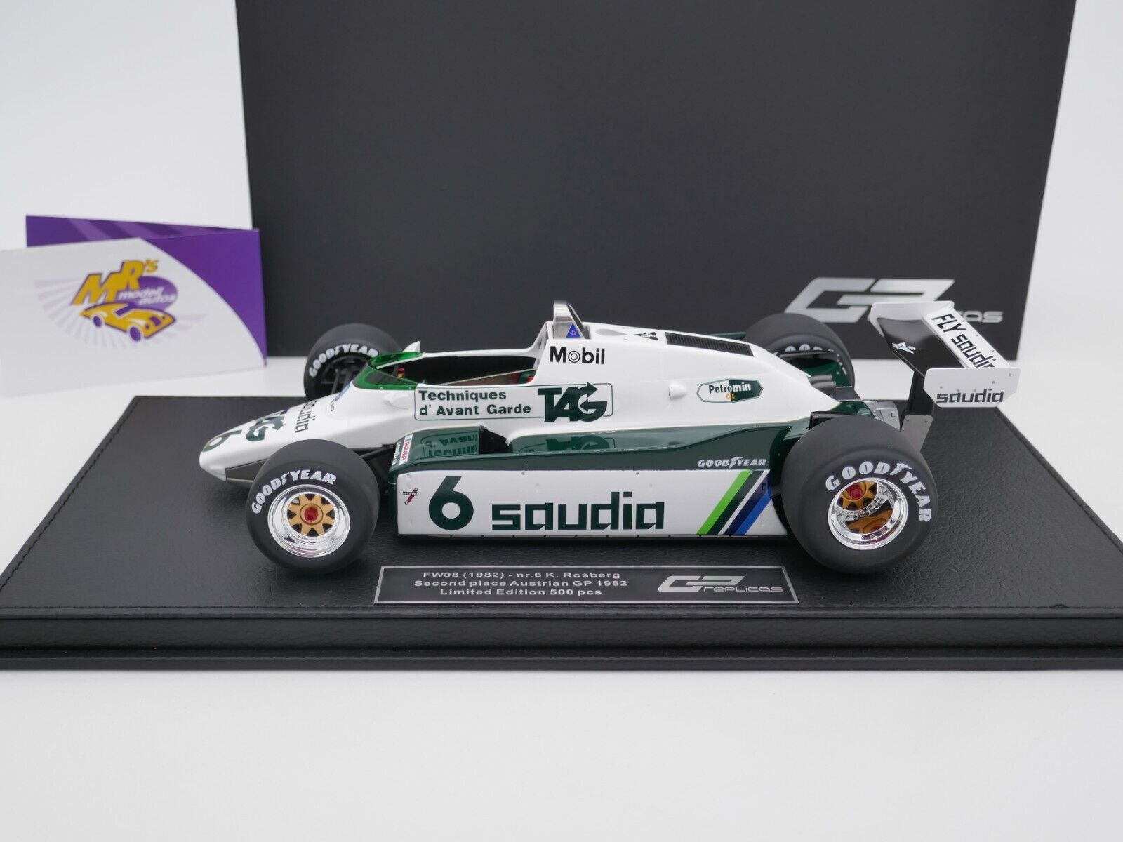 Mrs Modellautos - GP Replicas GP121D # Williams FW08 2nd. Österreich GP ...