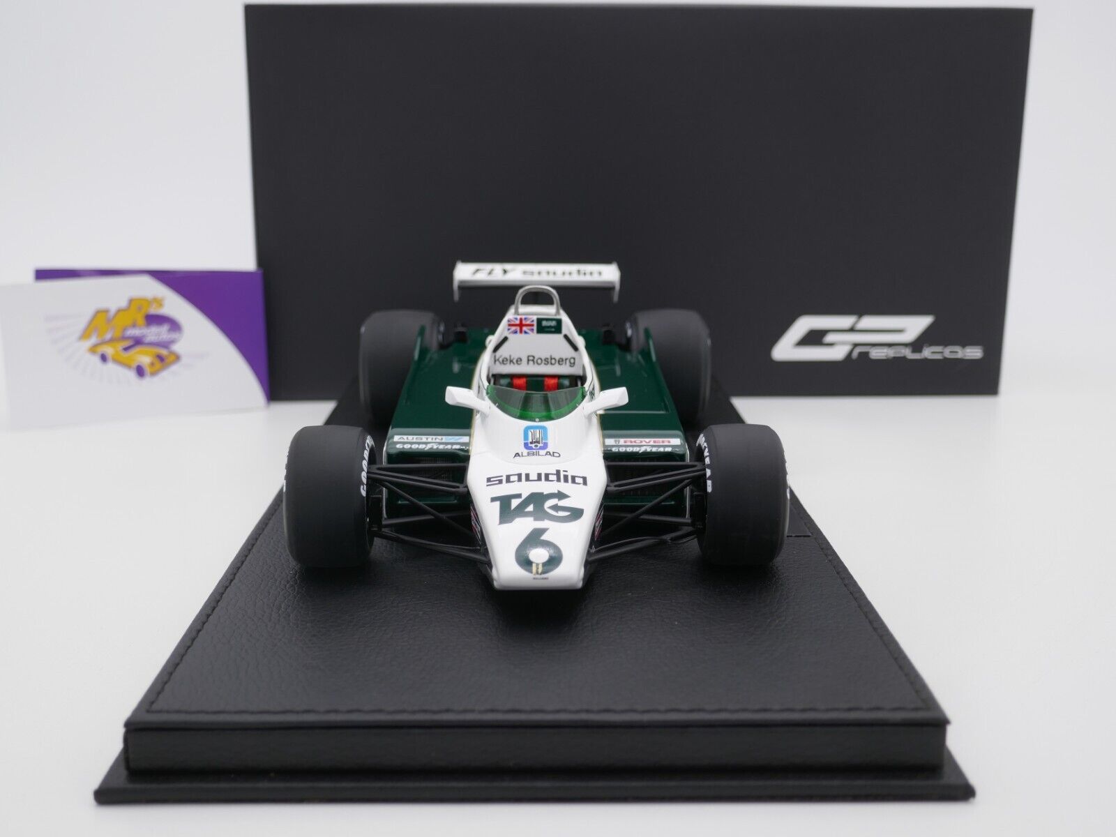 Mrs Modellautos - GP Replicas GP121D # Williams FW08 2nd. Österreich GP ...