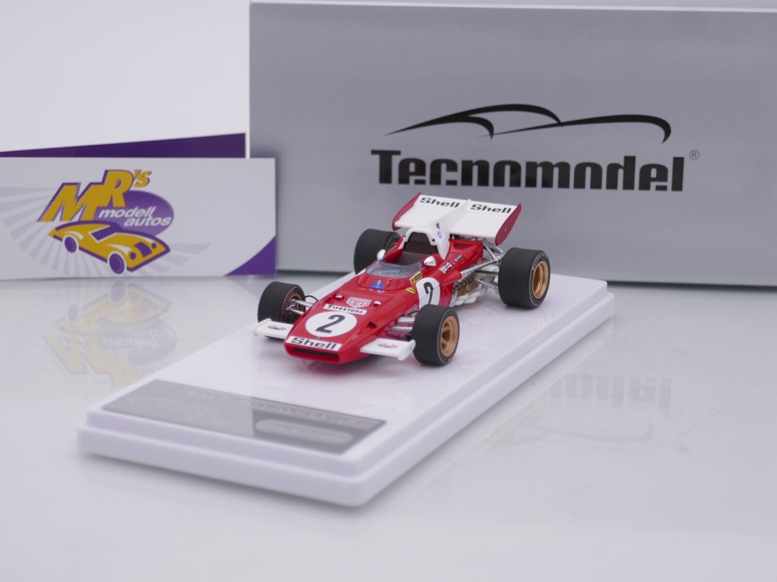 Mrs Modellautos - Tecnomodel TM43-14C # Ferrari F 312 B2 F1 Zandvoort ...