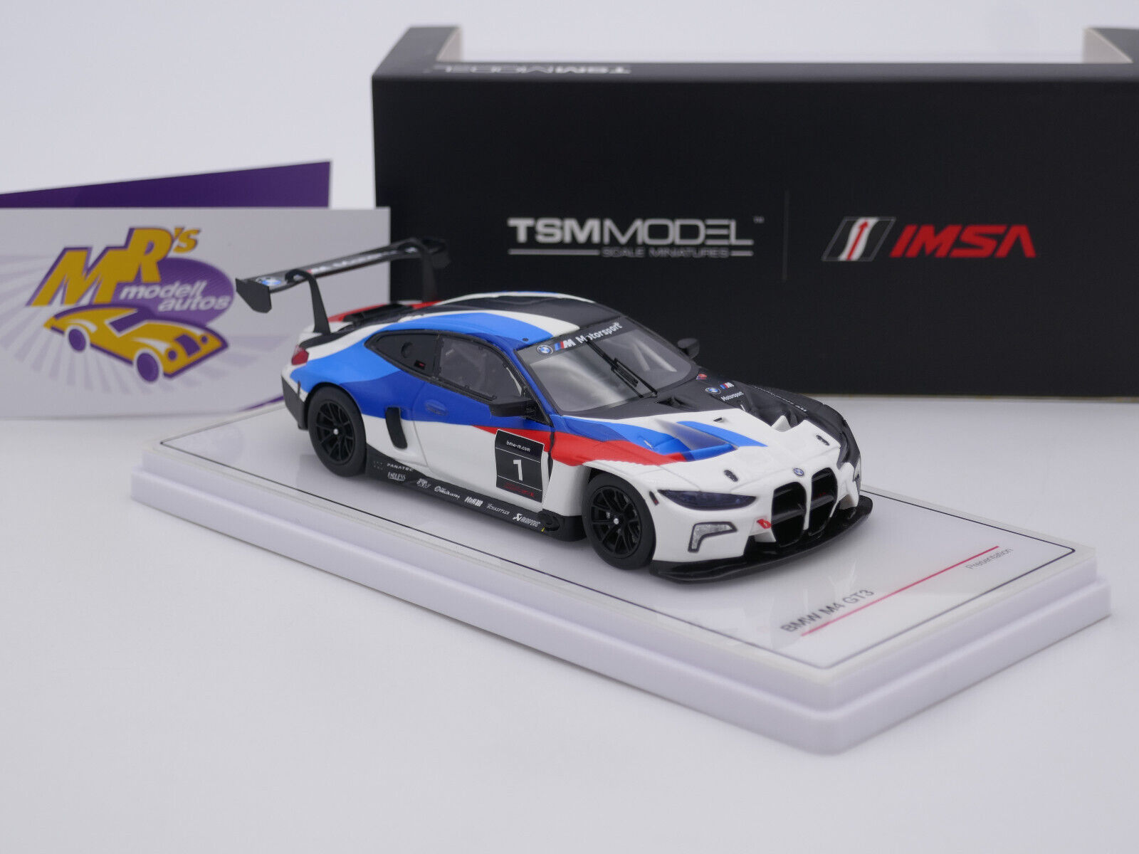 Mrs Modellautos - TSM Model 430578 # BMW M4 GT3 Nr.1 Presentation Car ...