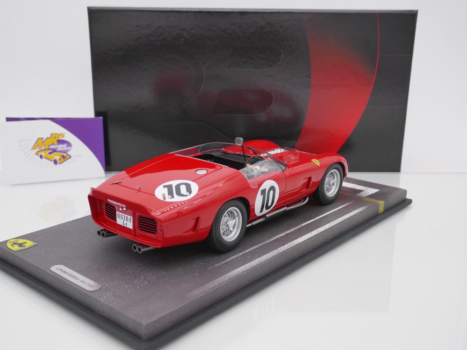 Mrs Modellautos - BBR C1804 # Ferrari 250 TR61 Nr. 10 Winner 24h Le ...