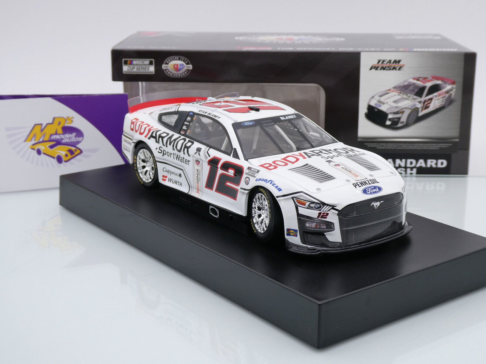 Mrs Modellautos - Lionel Racing C122323BASRB # Ford Mustang NASCAR 2023 ...
