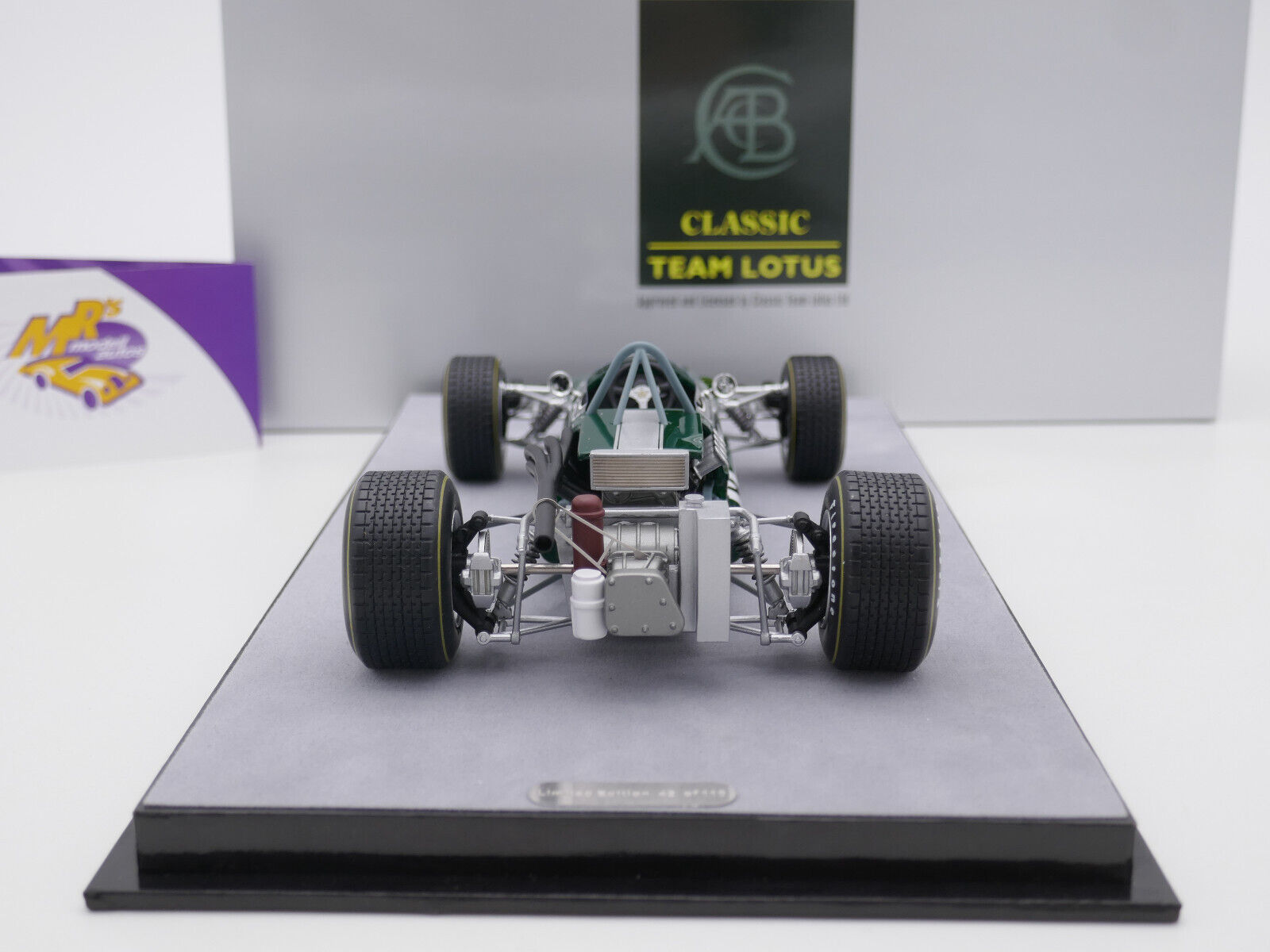 Mrs Modellautos - Tecnomodel TM18-265C # Lotus 59 Formel 2 Albi GP 1969 " Graham Hill " 1:18
