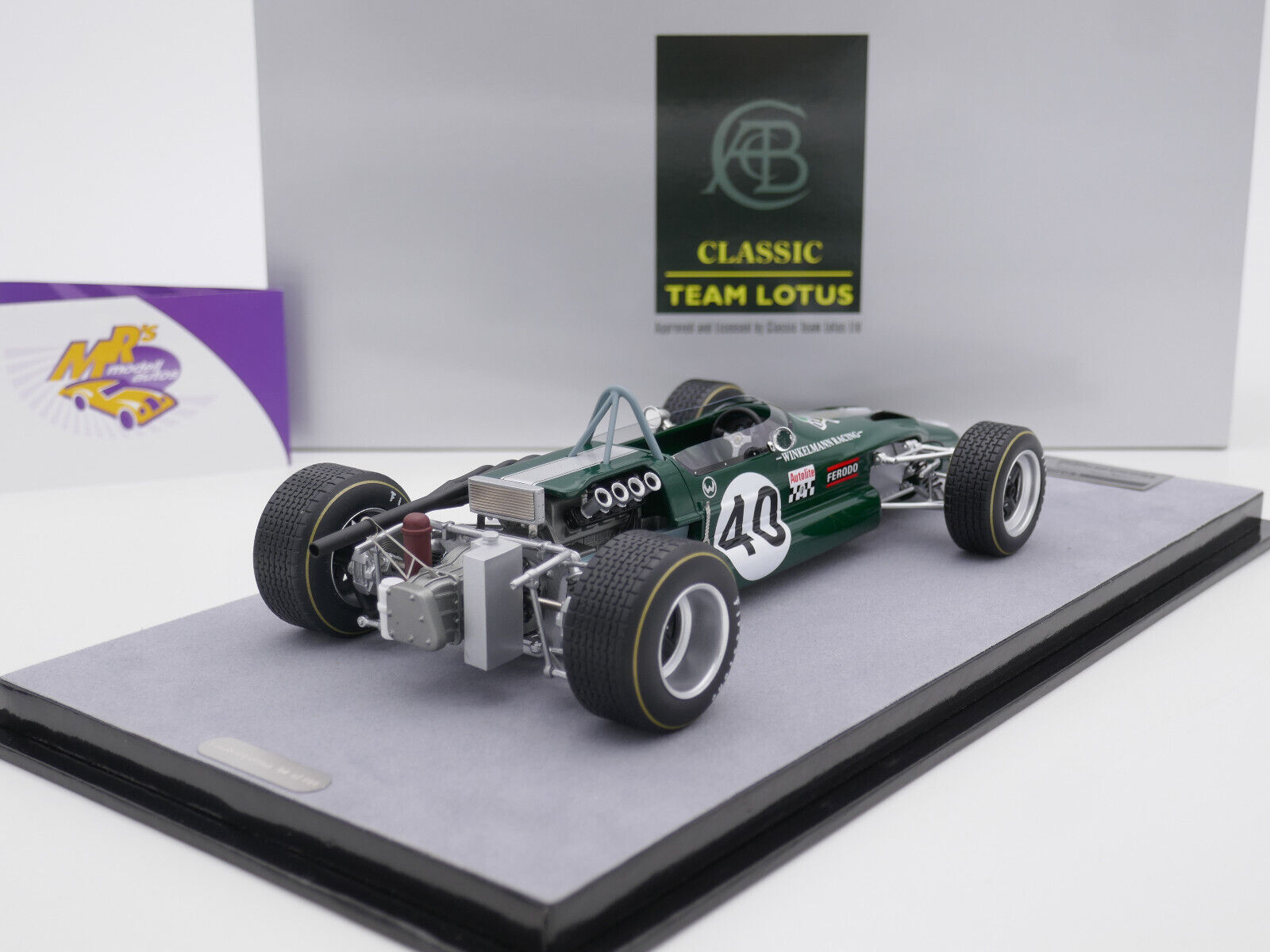 Mrs Modellautos - Tecnomodel TM18-265A # Lotus 59 Formel 2 Albi GP 1969 " Ronny Peterson " 1:18
