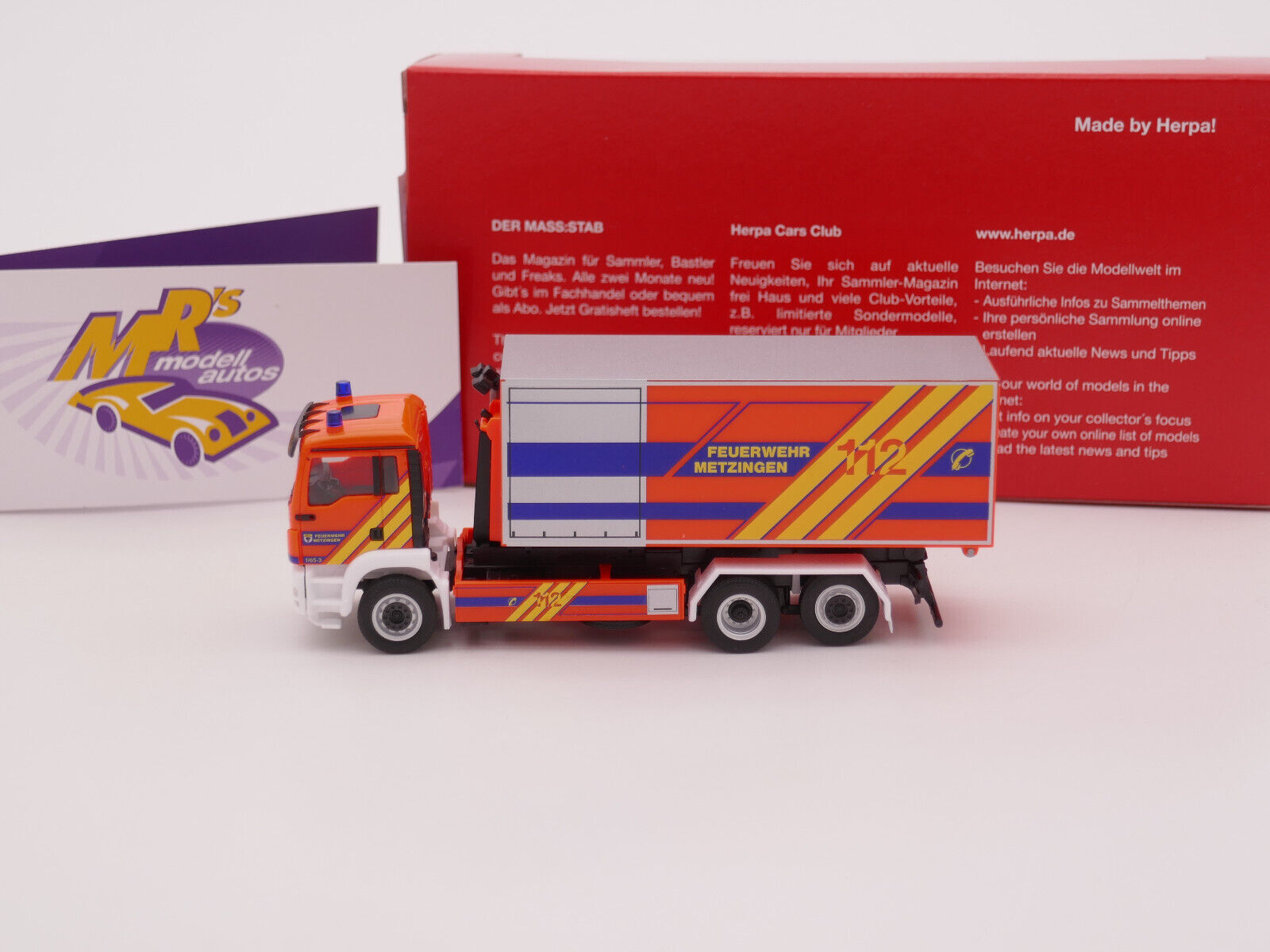 Mrs Modellautos - Herpa 096768 # MAN TGL CC Koffer-LKW mit Ladebordwand ...
