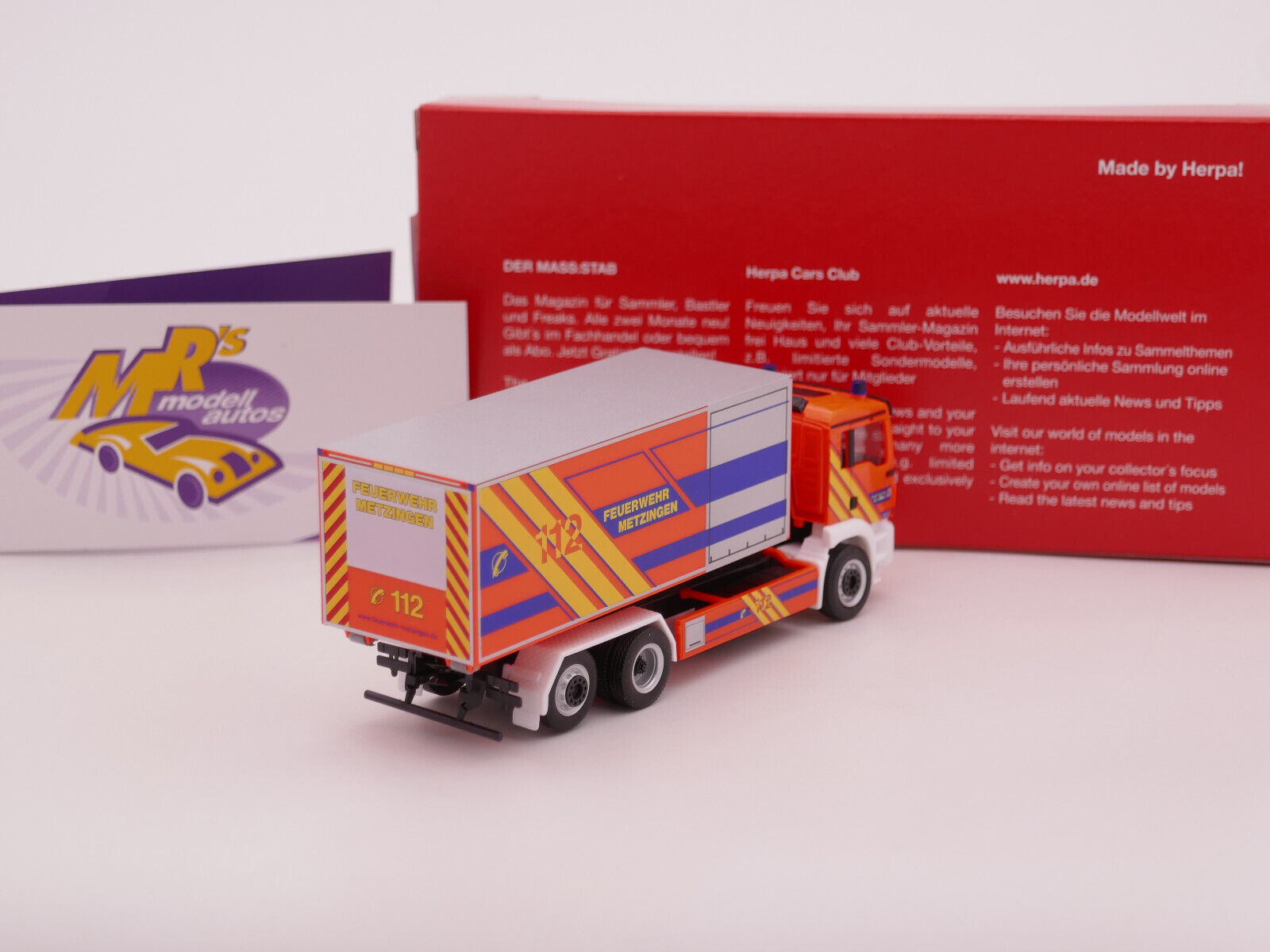 Mrs Modellautos - Herpa 096768 # MAN TGL CC Koffer-LKW mit Ladebordwand ...