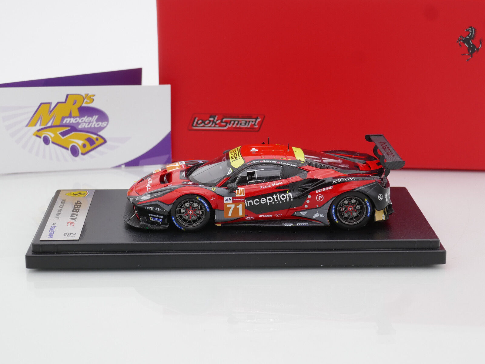 Mrs Modellautos - Look Smart LSLM129 # Ferrari 488 GTE 24H Le Mans 2021 ...