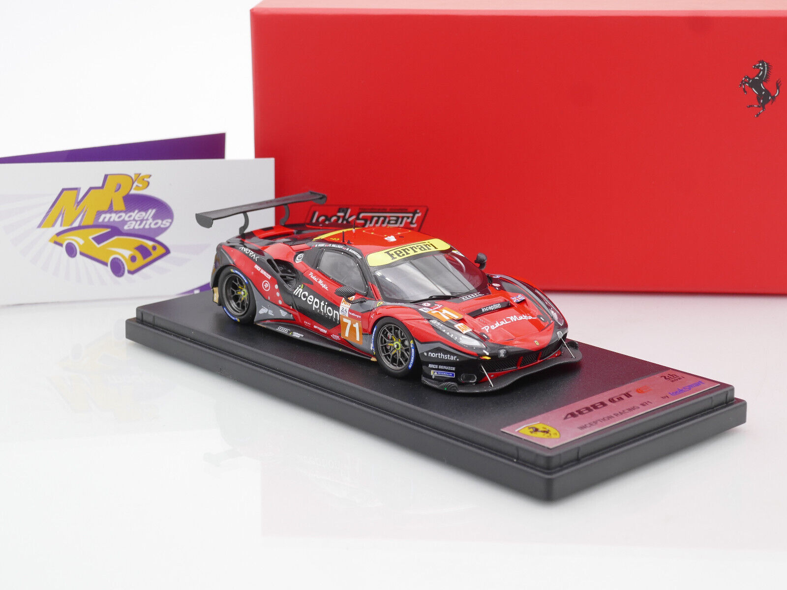 Mrs Modellautos - Look Smart LSLM129 # Ferrari 488 GTE 24H Le Mans 2021 ...
