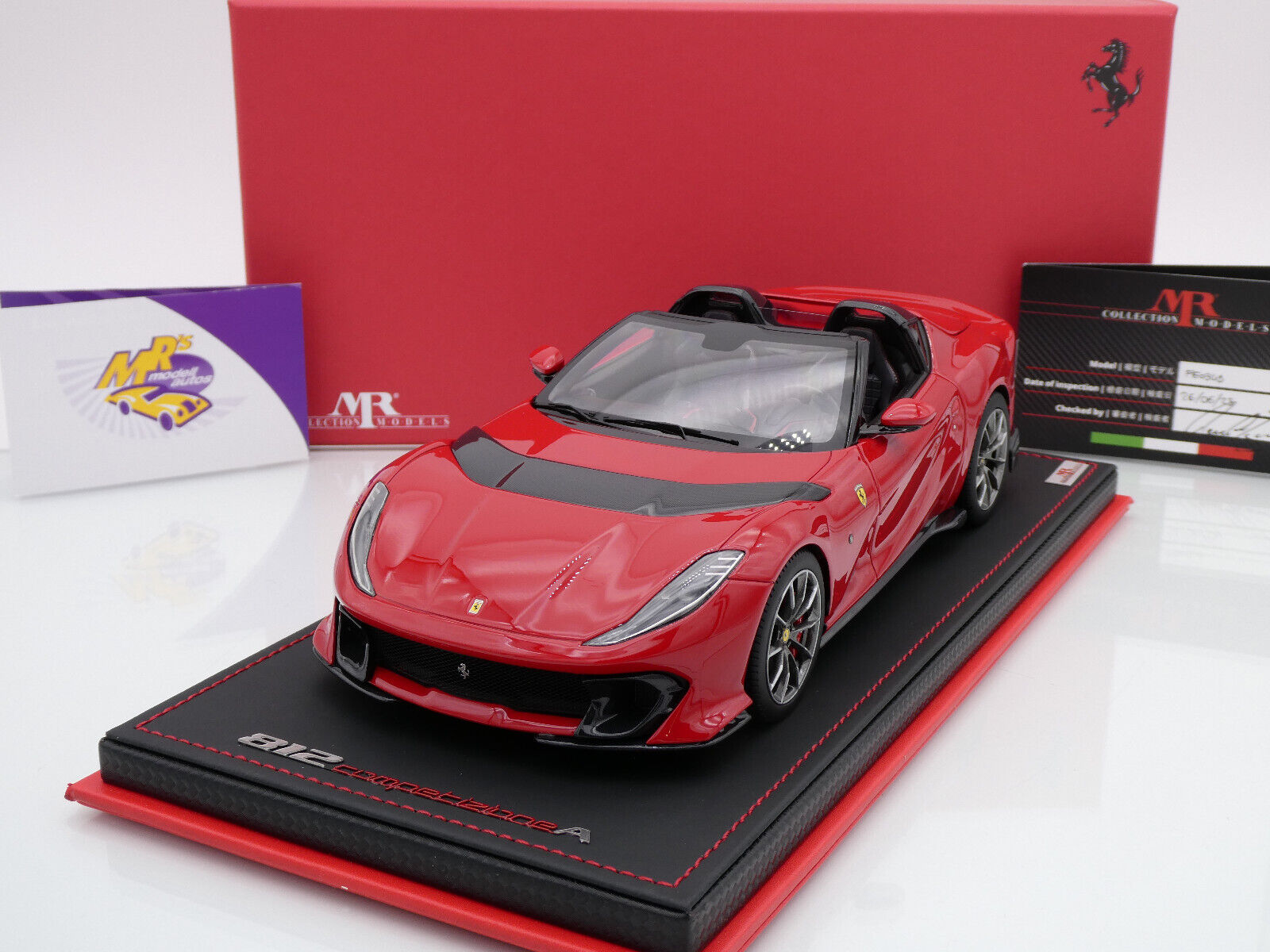 Mrs Modellautos - MR FE034B # Ferrari 812 Competizione A Spyder Baujahr ...