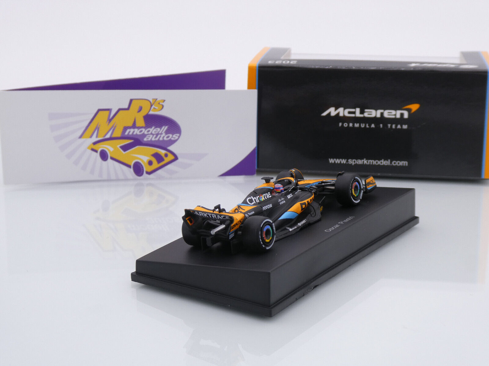 Mrs Modellautos - Sparky Y292 # McLaren MCL60 Nr.81 F1 Saison 2023 ...